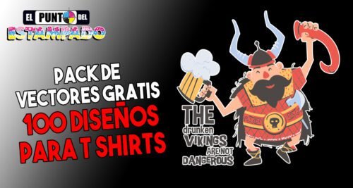 100 Diseños para T shirts - Sublimación y serigrafía